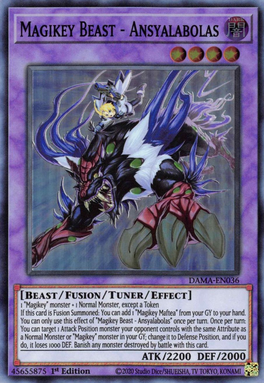 Magikey Beast - Ansyalabolas - Dawn of Majesty - YuGiOh