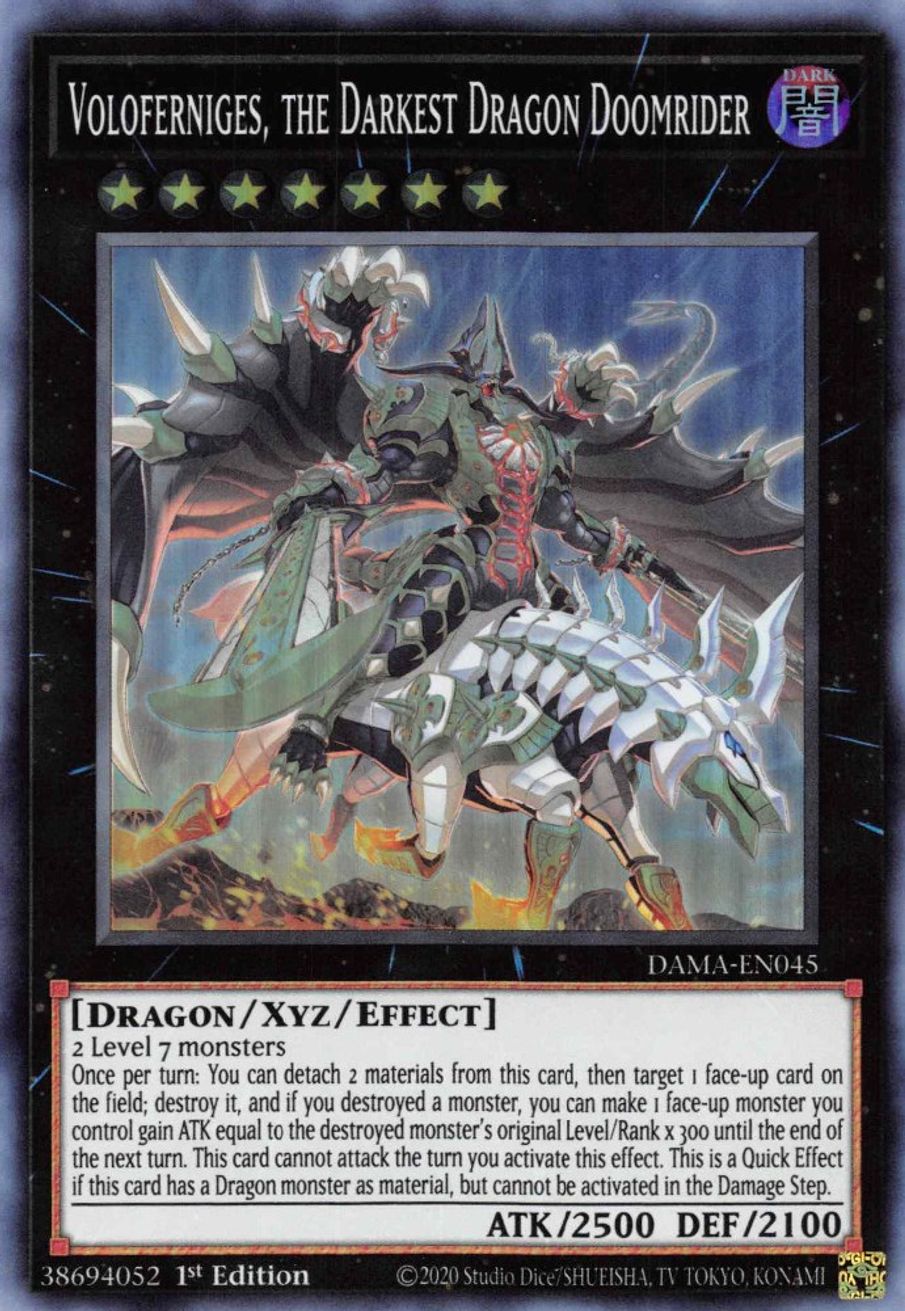 Voloferniges, the Darkest Dragon Doomrider - Dawn of Majesty - YuGiOh