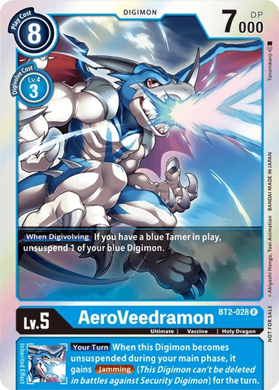 AeroVeedramon - BT2-028 (Battle of Omni Pre-Release) - Release Special ...