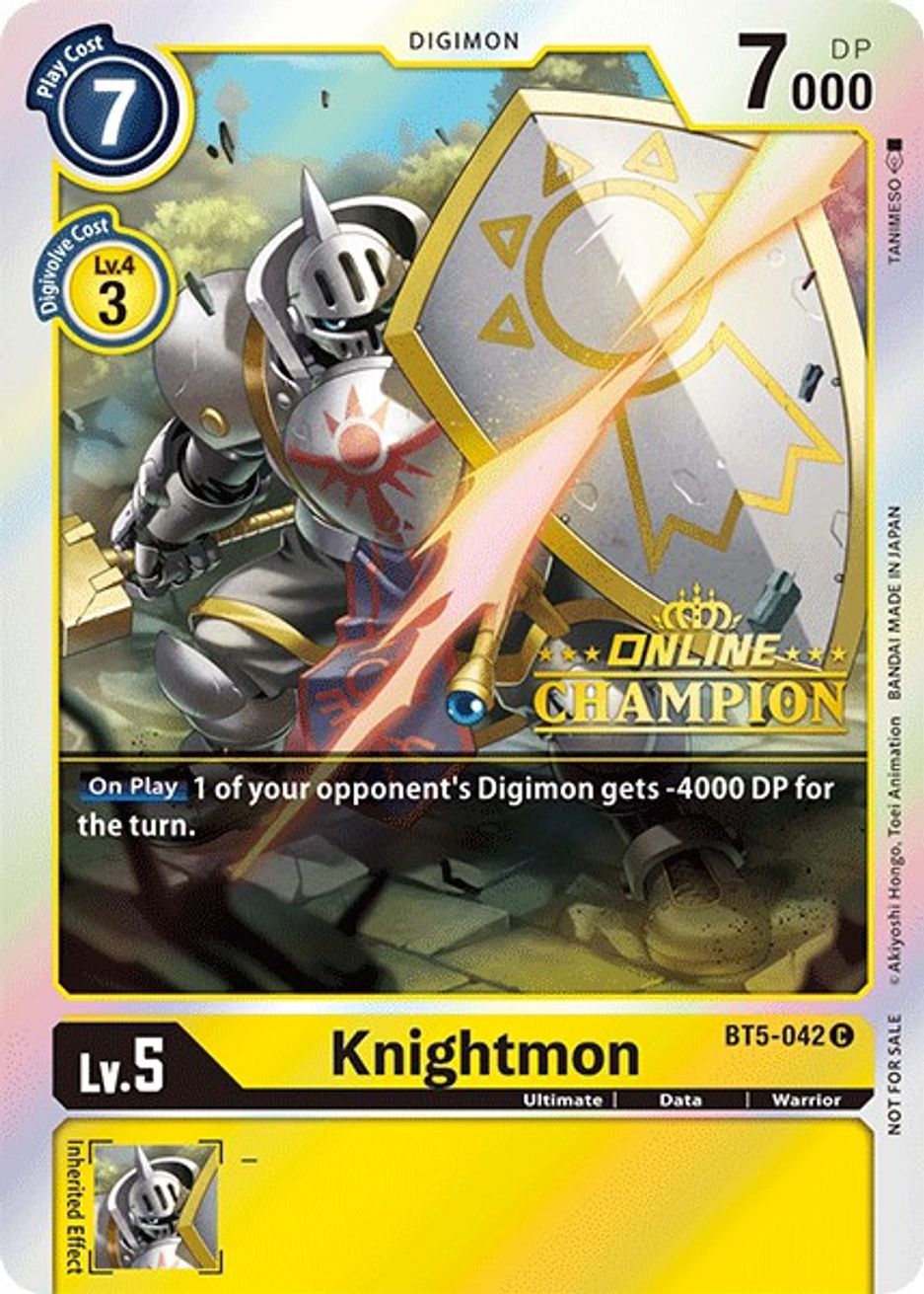 Knightmon - BT5-042 (2021 Championship Online Regional) [Online Champion] - Battle of Omni ...