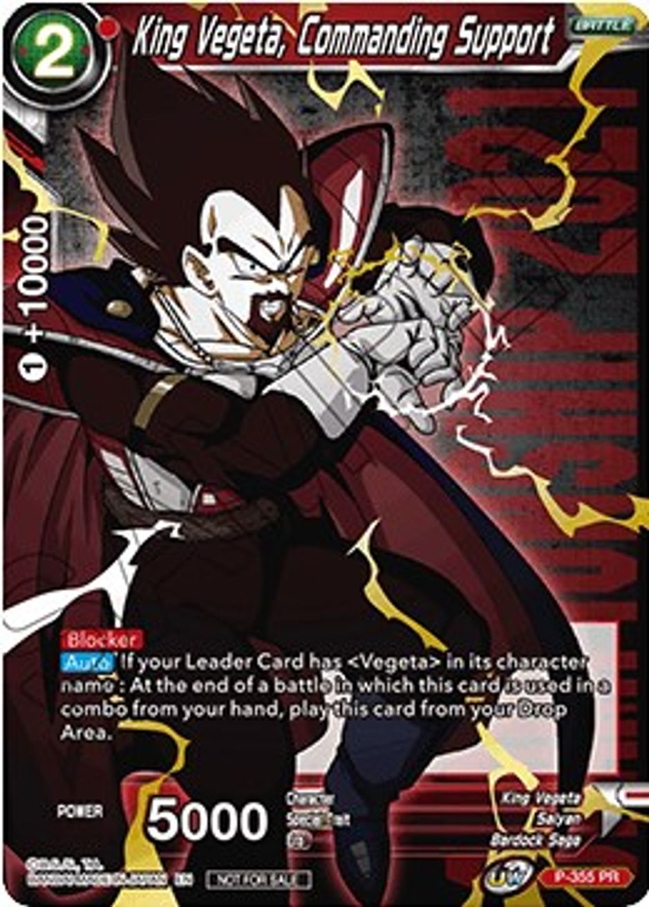 King Vegeta, Commanding Support (Championship Pack 2021 Vol.3) (Winner ...