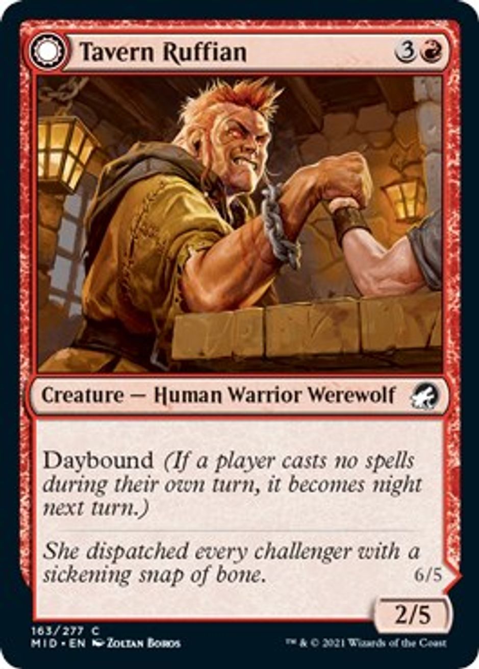 Tavern Ruffian - Innistrad: Midnight Hunt - Magic: The Gathering