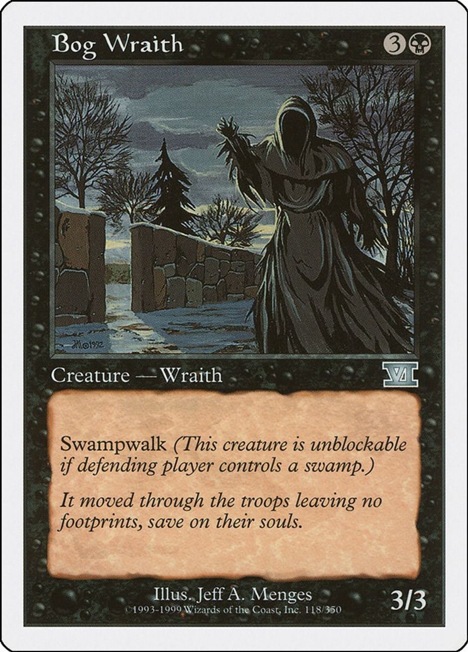Bog Wraith - Classic Sixth Edition - Magic: The Gathering