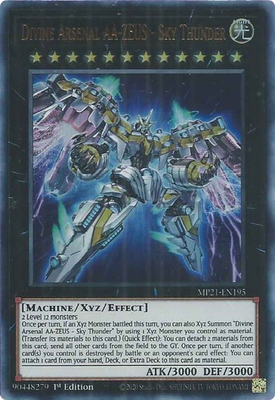 Divine Arsenal AA-ZEUS - Sky Thunder - 2021 Tin of Ancient Battles - YuGiOh