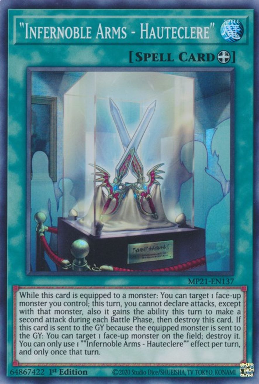 "Infernoble Arms - Hauteclere" - 2021 Tin of Ancient Battles - YuGiOh