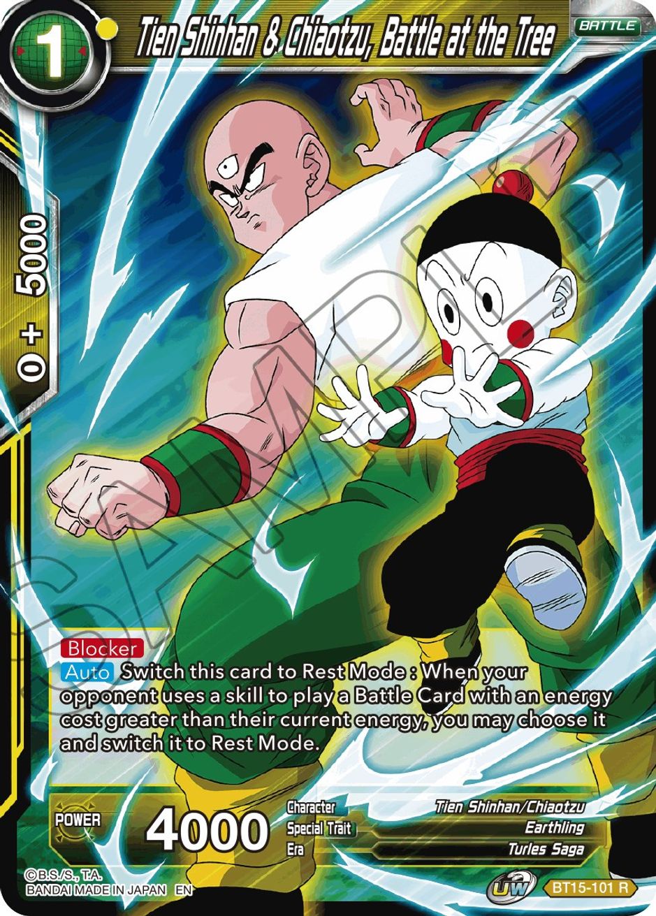 Tien Shinhan & Chiaotzu, Battle at the Tree - Saiyan Showdown - Dragon ...