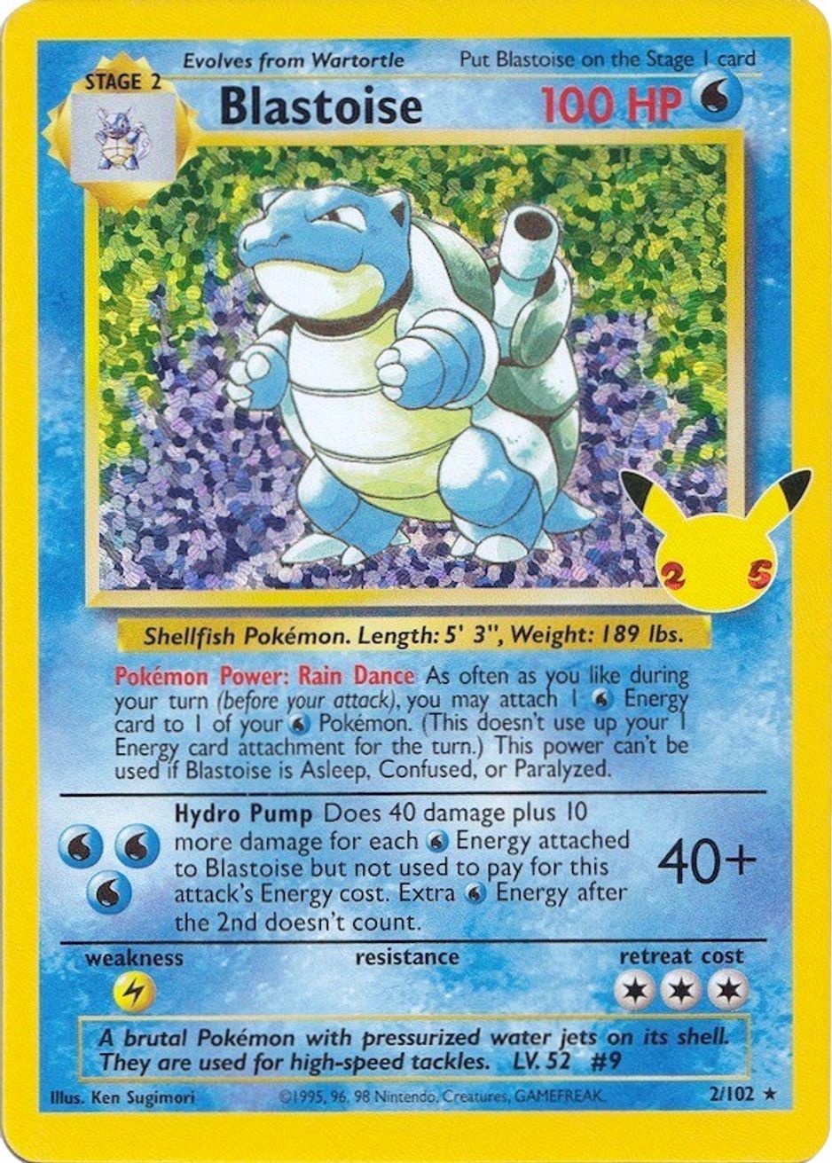 Blastoise - Celebrations: Classic Collection - Pokemon