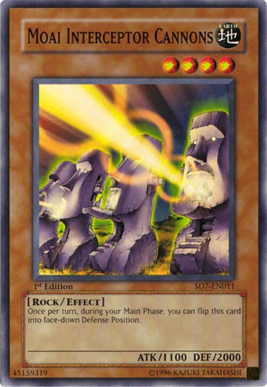 Moai Interceptor Cannons - Structure Deck: Invincible Fortress - YuGiOh