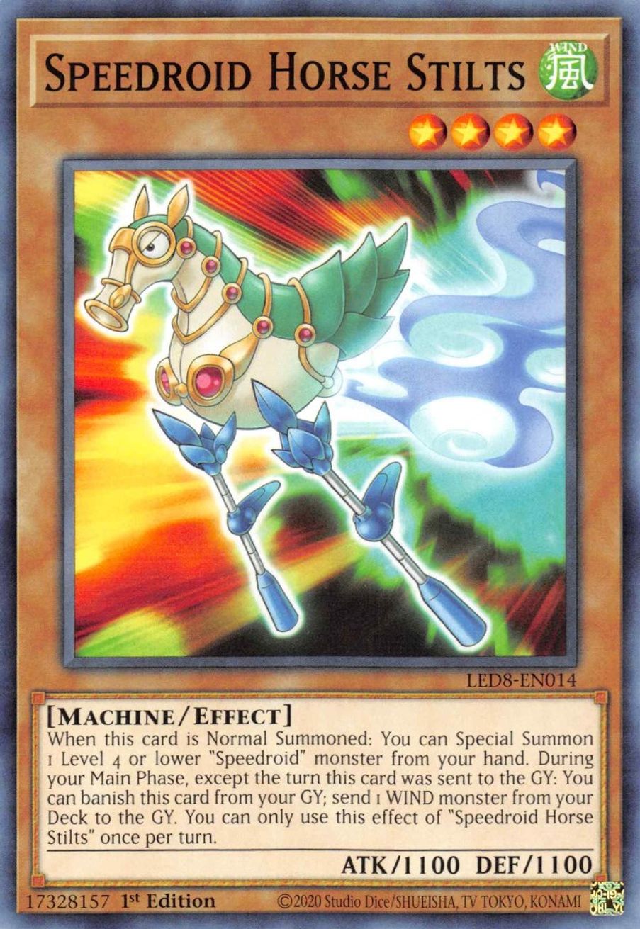 Speedroid Horse Stilts - Legendary Duelists: Synchro Storm - YuGiOh