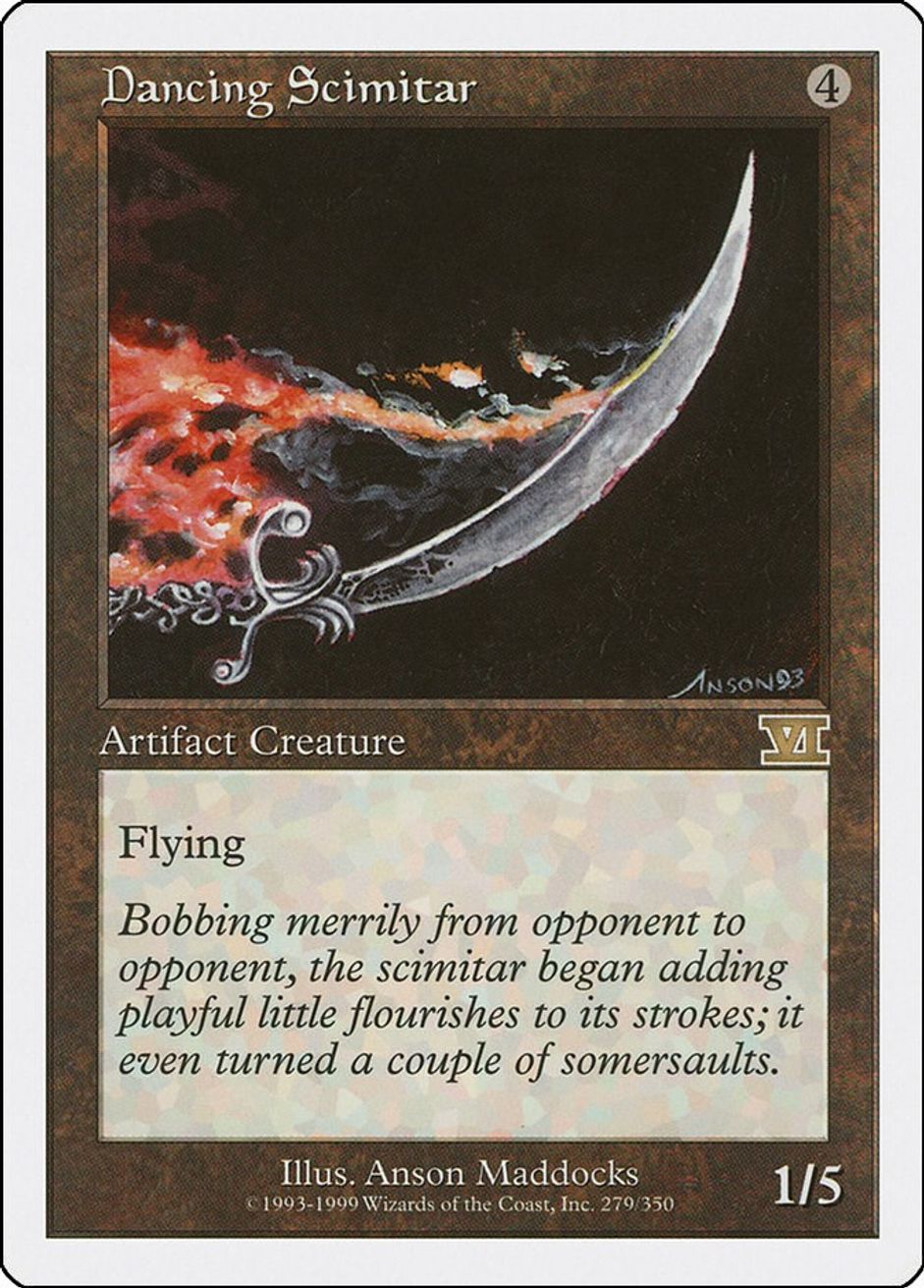 Dancing Scimitar - Classic Sixth Edition - Magic: The Gathering