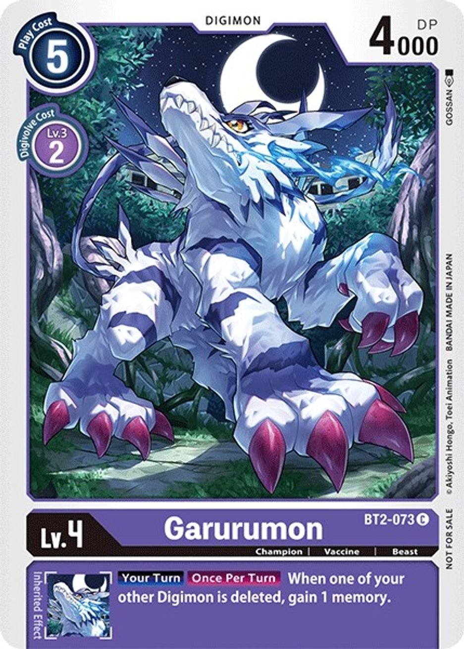 Garurumon - BT2-073 (Official Tournament Pack Vol.3) - Release Special Booster - Digimon Card Game