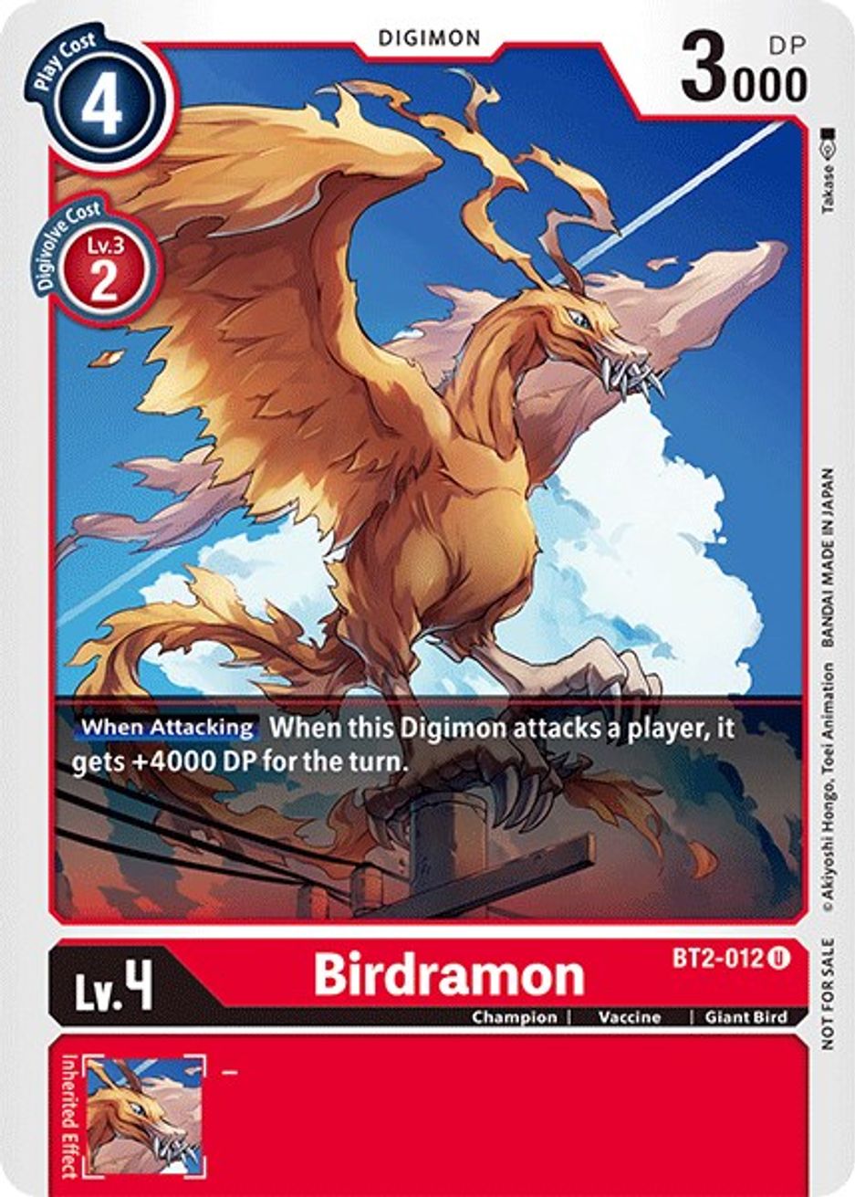 Birdramon - BT2-012 (Official Tournament Pack Vol.3) - Release Special ...