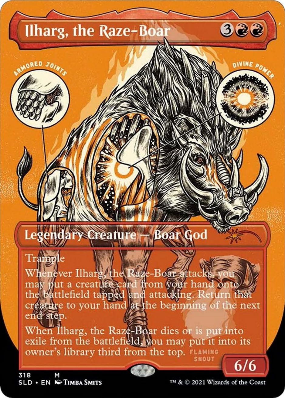 Ilharg, the Raze-Boar (Foil Etched) - Secret Lair Drop Series - Magic ...