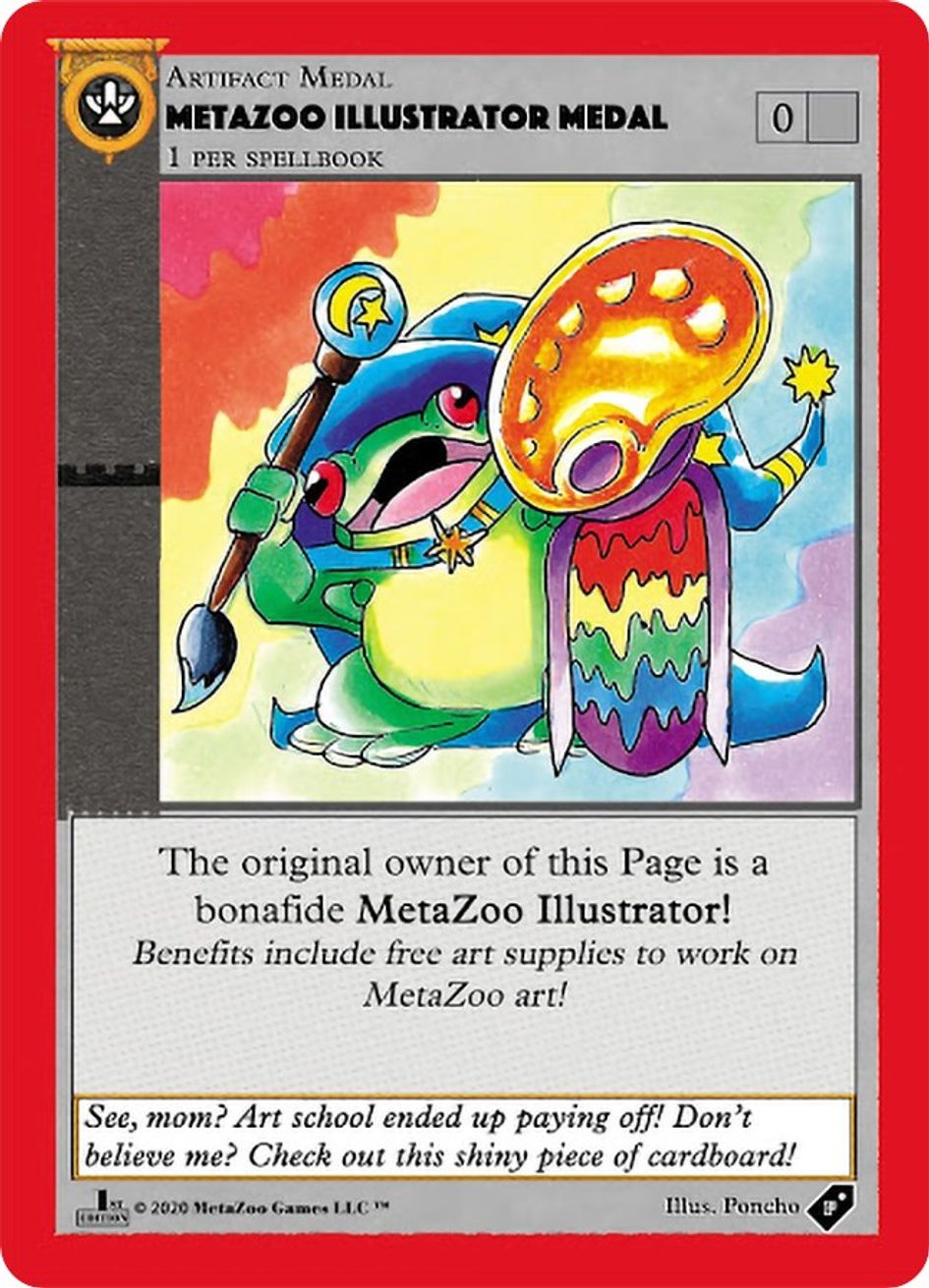Metazoo Illustrator Medal - Medals - MetaZoo