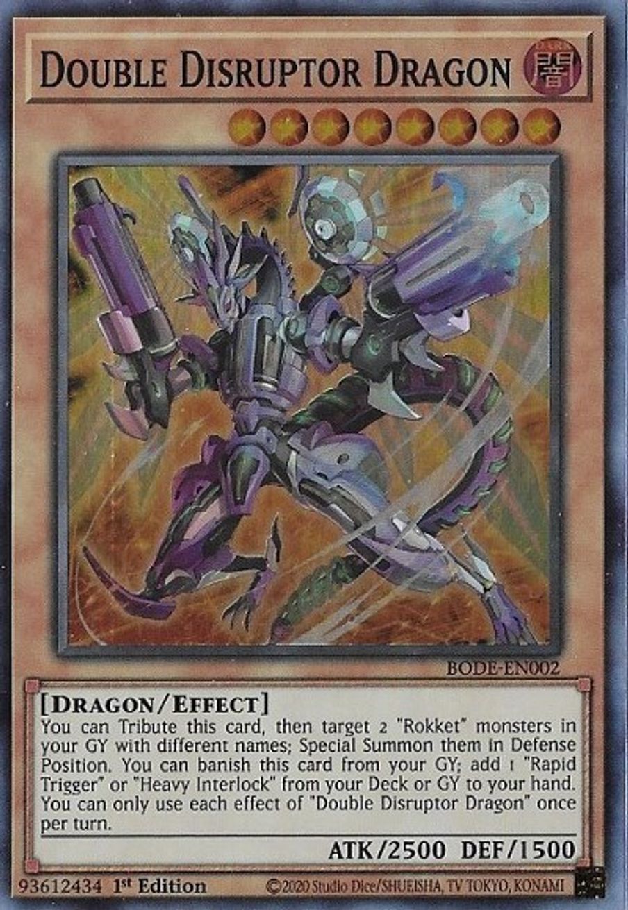 Double Disruptor Dragon - Burst of Destiny - YuGiOh