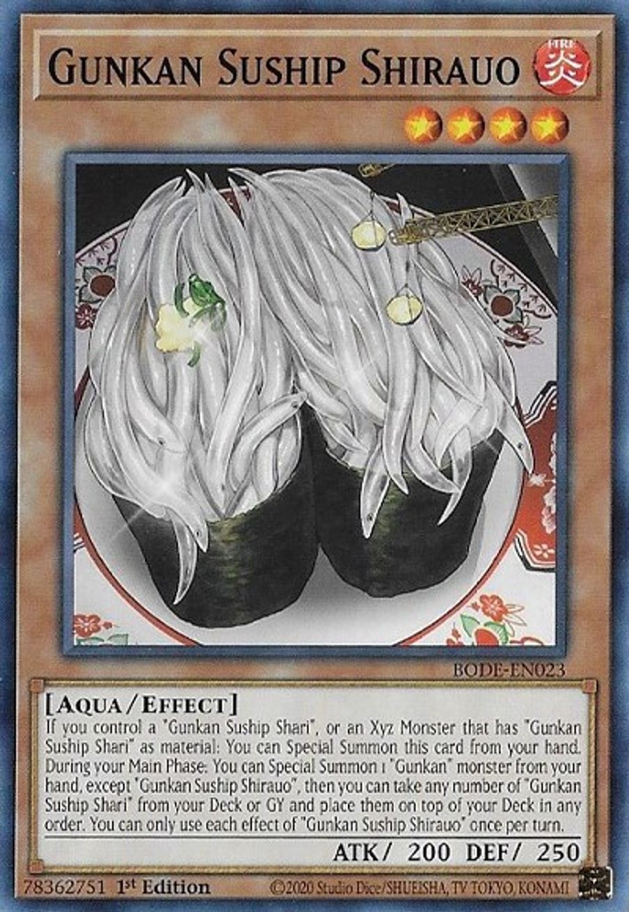 Gunkan Suship Shirauo - Burst of Destiny - YuGiOh