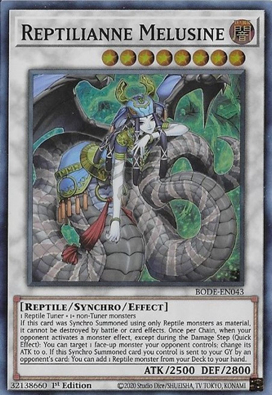 Reptilianne Melusine - Burst of Destiny - YuGiOh