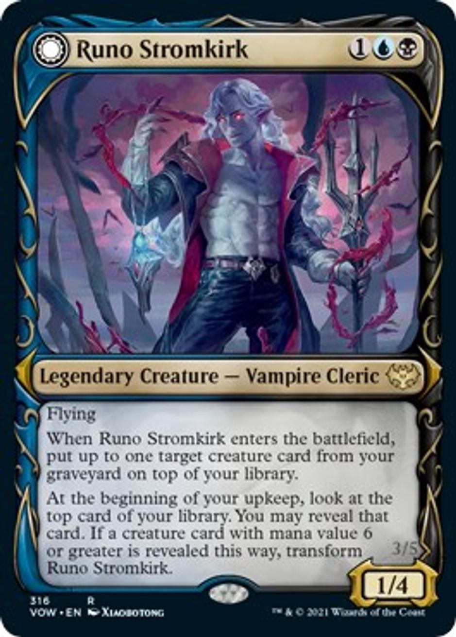 Runo Stromkirk (Showcase) (316) - Innistrad: Crimson Vow - Magic: The ...