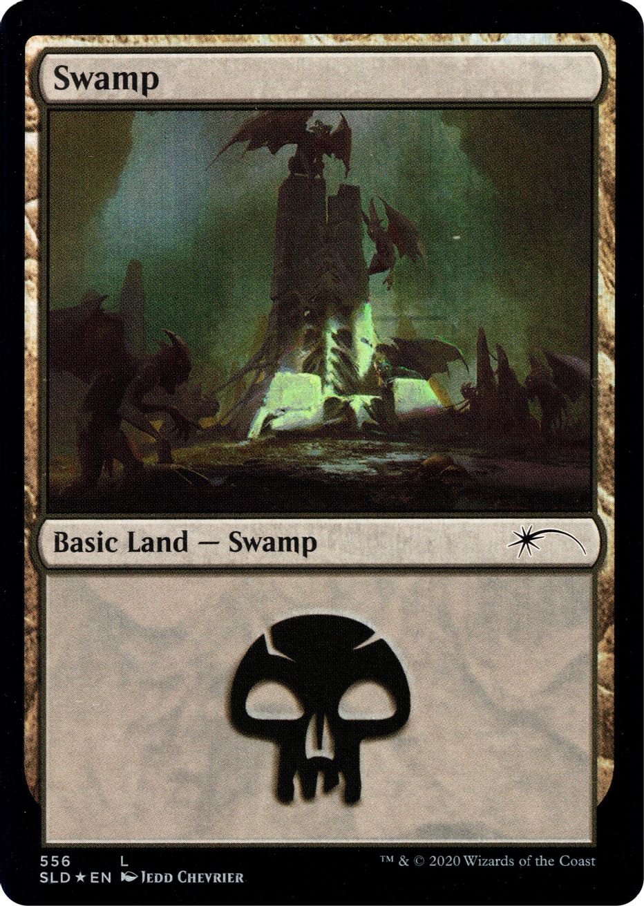 Swamp (556) - Secret Lair Drop Series - Magic: The Gathering