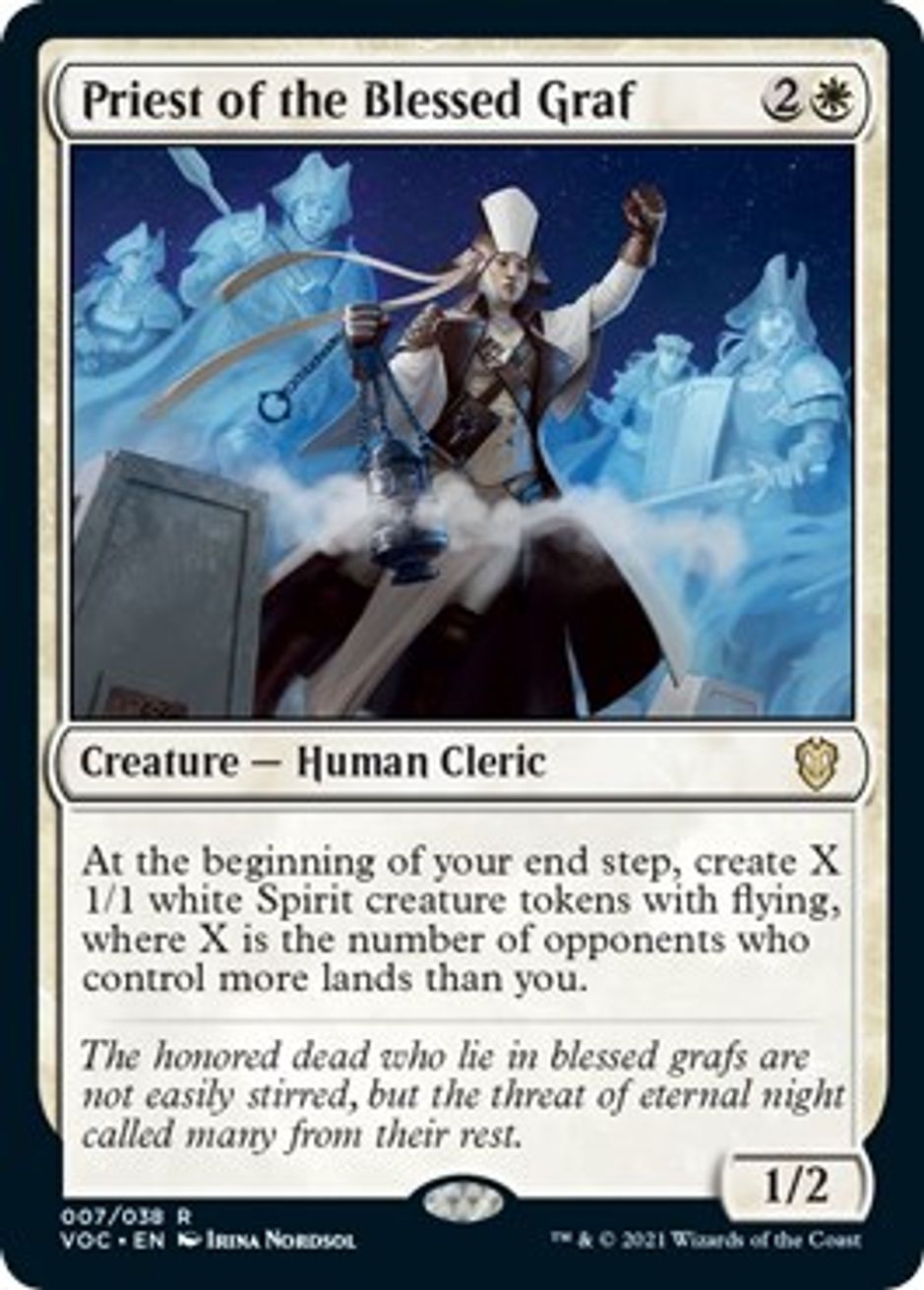 Priest of the Blessed Graf - Commander: Innistrad: Crimson Vow - Magic ...