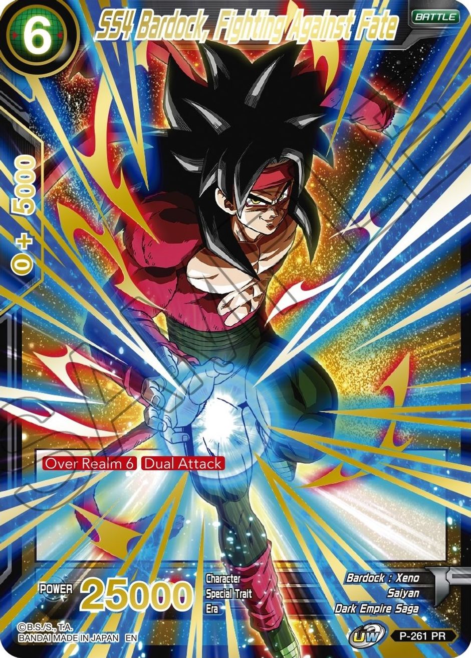 SS4 Bardock, Fighting Against Fate (Gold Stamped) - Mythic Booster ...