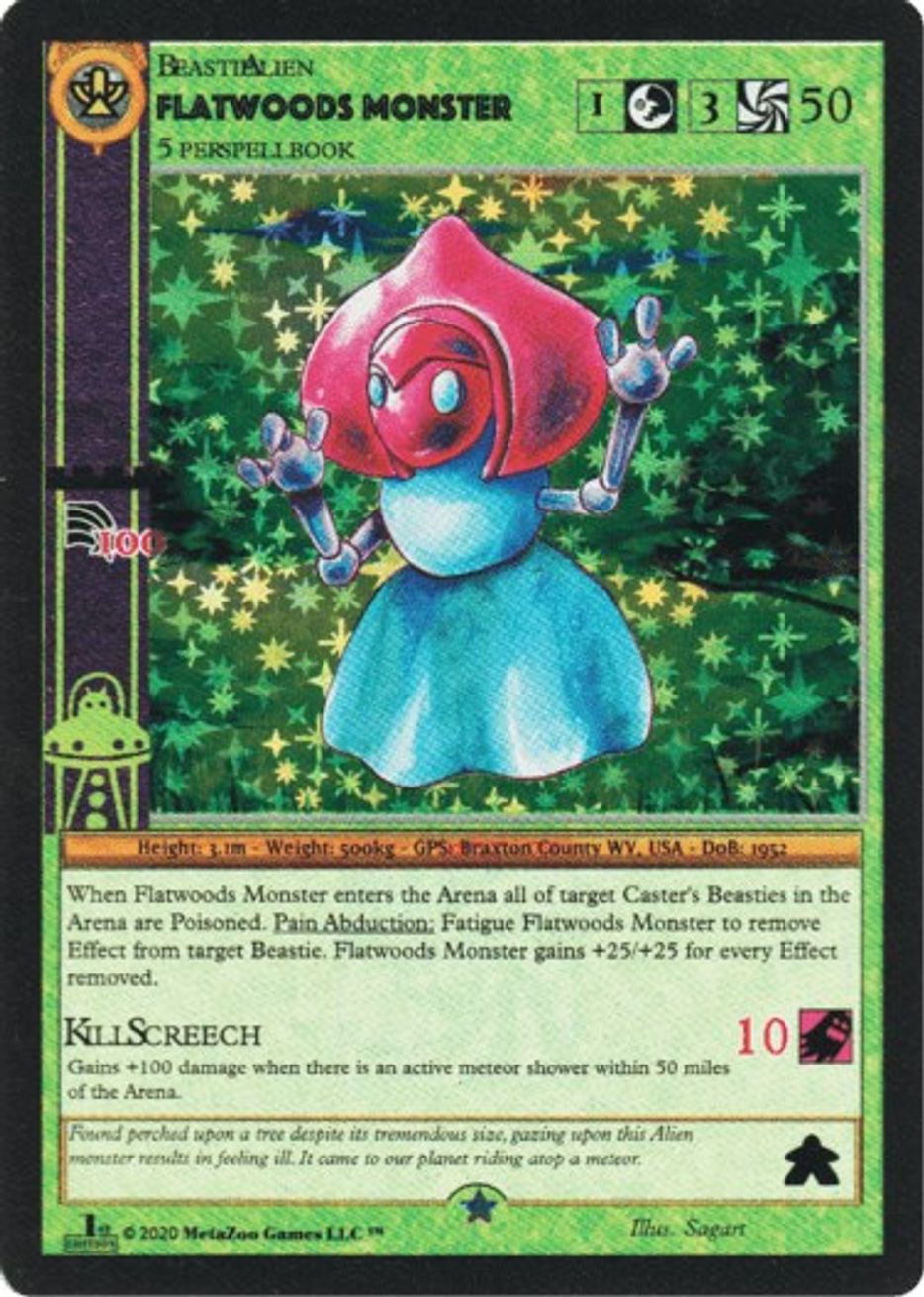 Flatwoods Monster - Sample Cards - MetaZoo