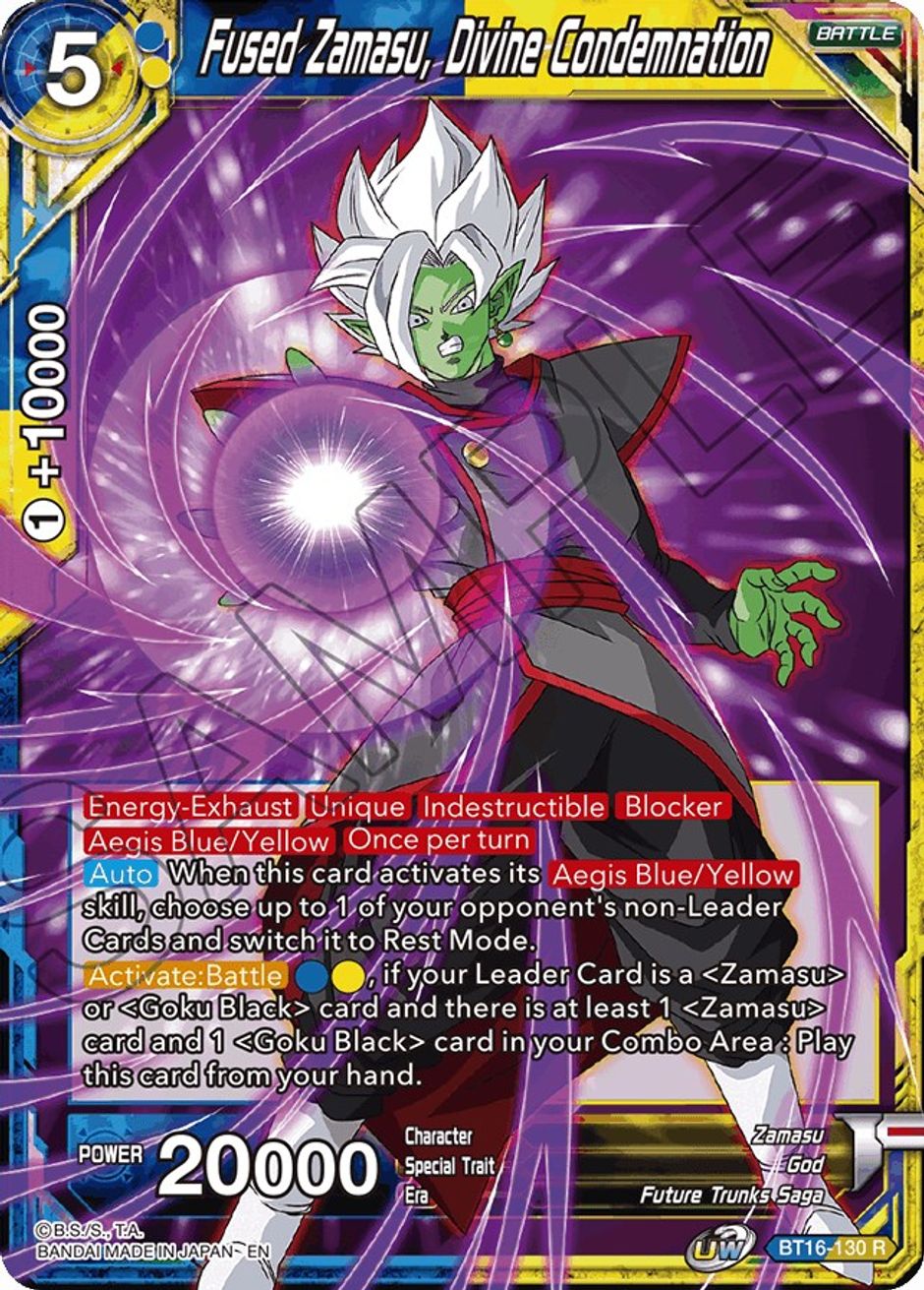 Fused Zamasu, Divine Condemnation - Realm of the Gods - Dragon Ball ...