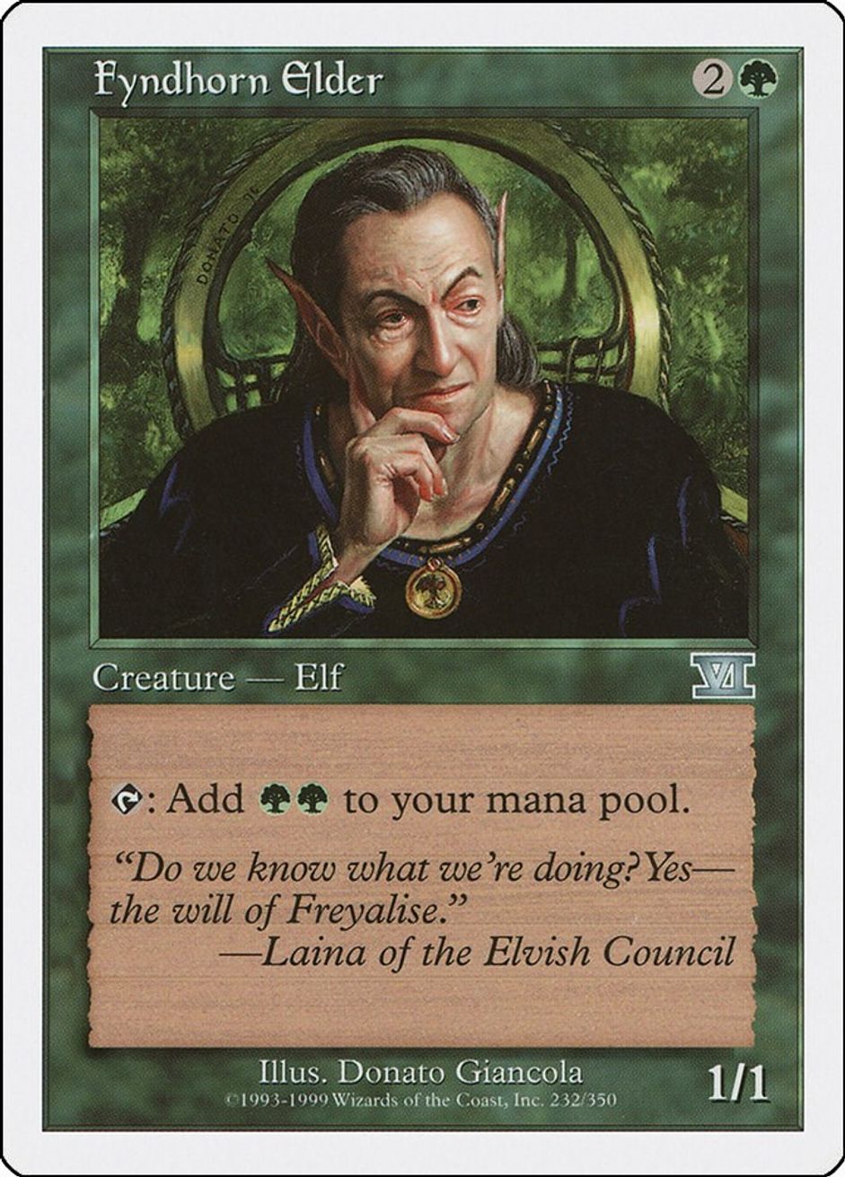 Fyndhorn Elder - Classic Sixth Edition - Magic: The Gathering