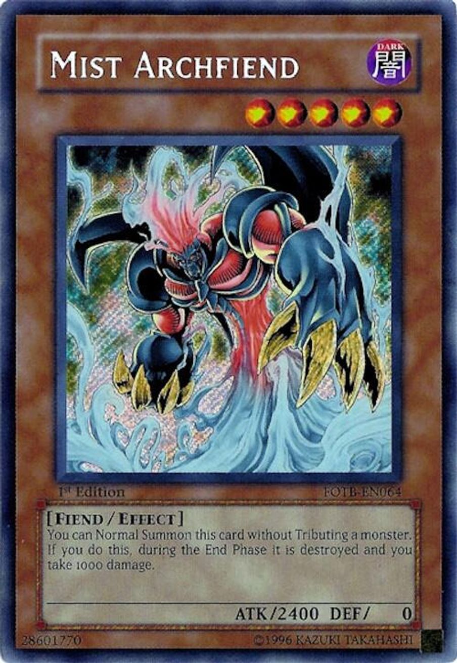 Mist Archfiend - Force of the Breaker - YuGiOh