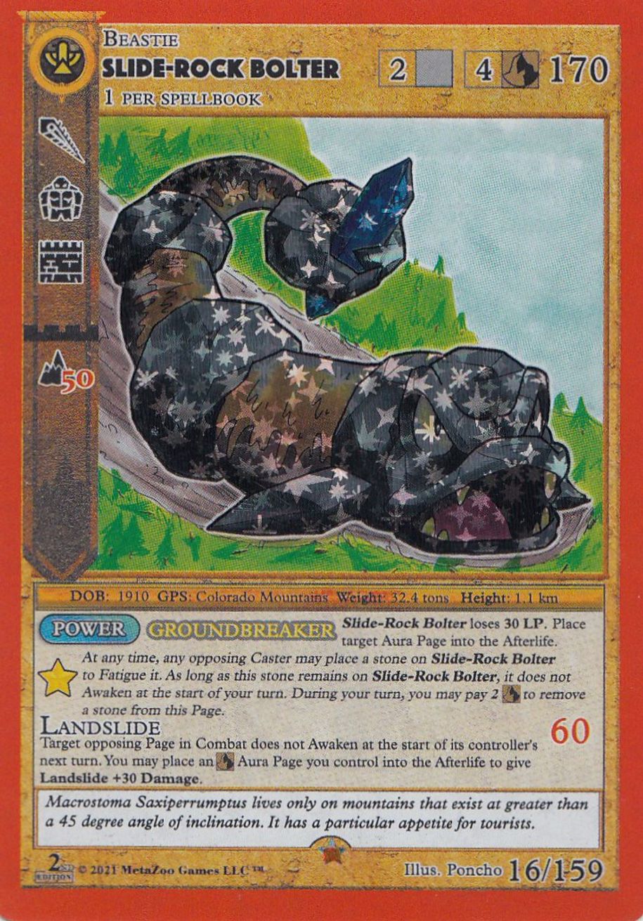 Slide-Rock Bolter - Cryptid Nation: Second Edition - MetaZoo