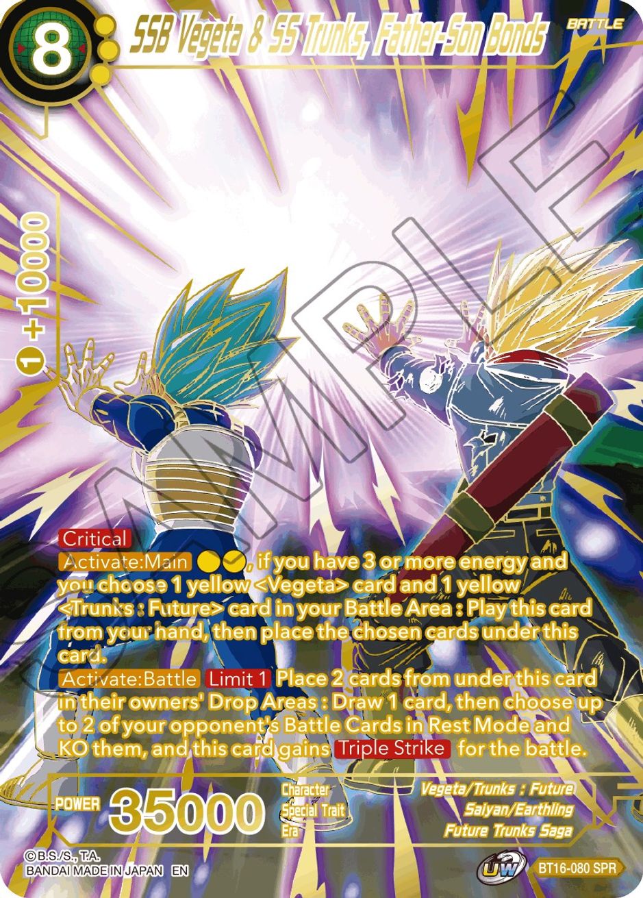 SSB Vegeta & SS Trunks, Father-Son Bonds (SPR) - Realm of the Gods ...