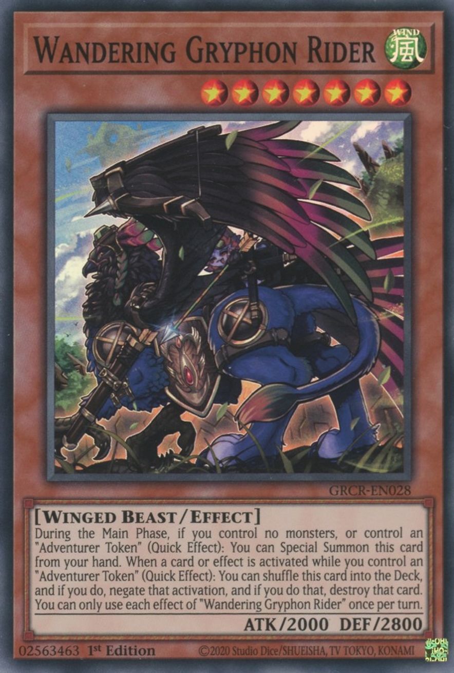 Wandering Gryphon Rider - The Grand Creators - YuGiOh