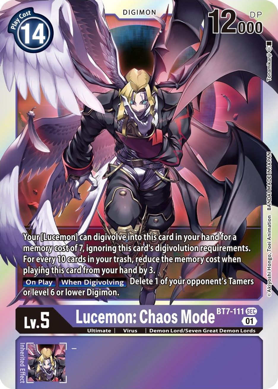 Lucemon: Chaos Mode - Next Adventure - Digimon Card Game