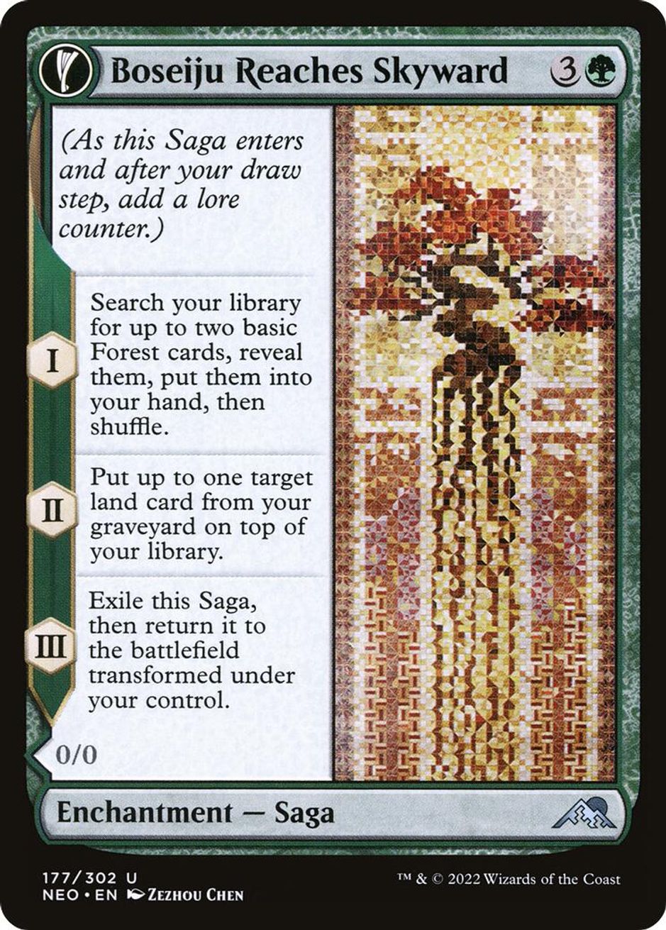 Boseiju Reaches Skyward - Kamigawa: Neon Dynasty - Magic: The Gathering