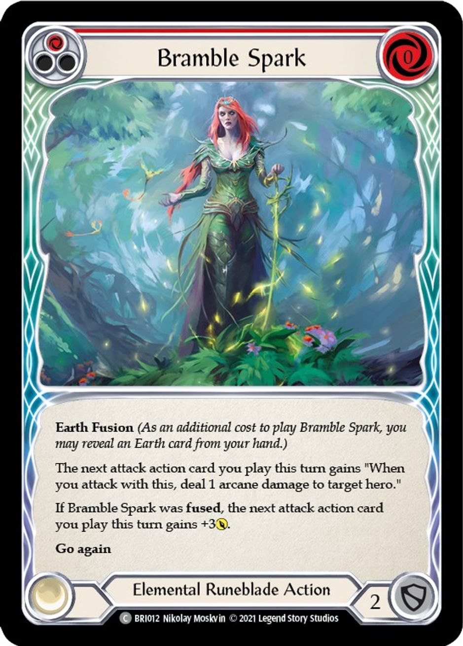 Bramble Spark (Red) - Blitz Deck: Tales of Aria - Briar - Flesh and Blood TCG