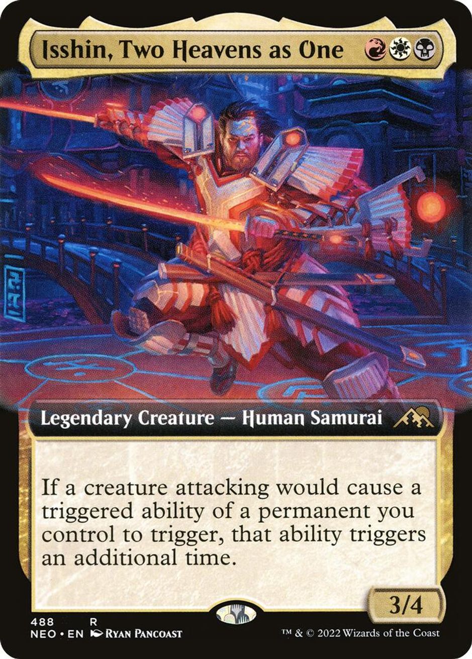 Isshin, Two Heavens as One (Extended Art) - Kamigawa: Neon Dynasty ...