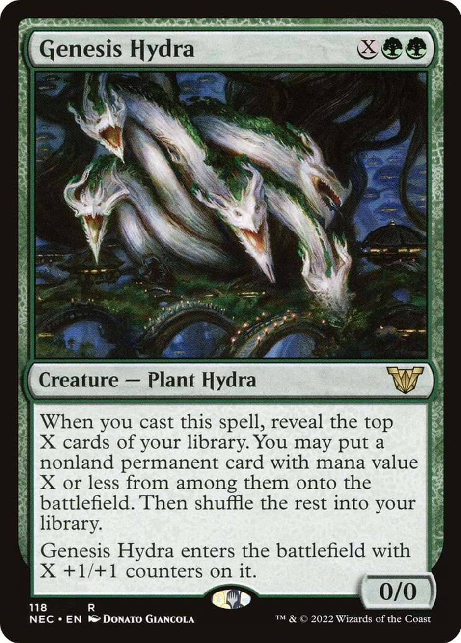 Genesis Hydra - Commander: Kamigawa: Neon Dynasty - Magic: The Gathering