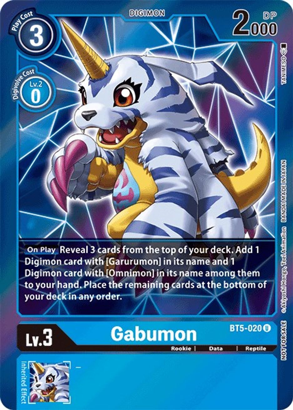 Gabumon (Event Pack 2) - Battle of Omni - Digimon Card Game