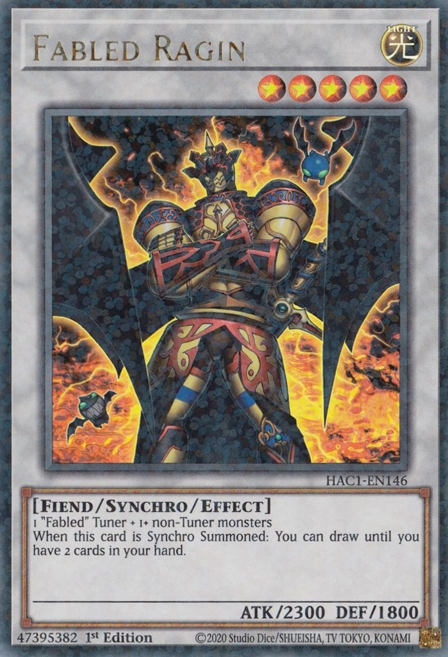 Fabled Ragin (Duel Terminal) - Hidden Arsenal: Chapter 1 - YuGiOh