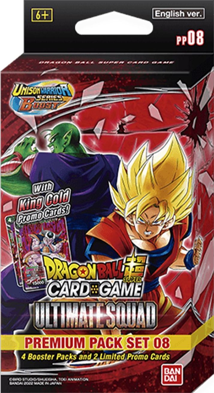 Ultimate Squad Premium Pack Set 08 - Ultimate Squad - Dragon Ball Super ...