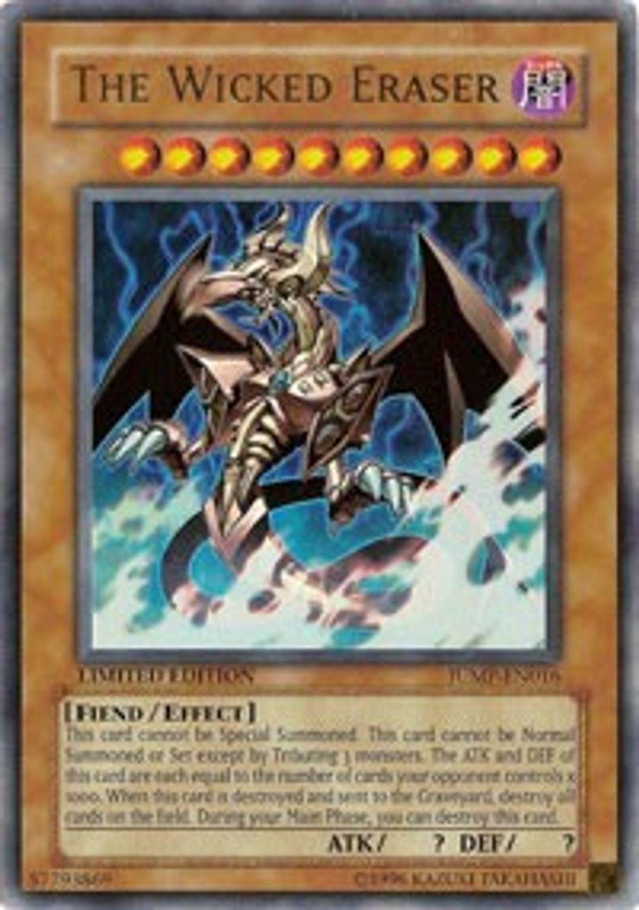 The Wicked Eraser - Shonen Jump Magazine Promos - YuGiOh