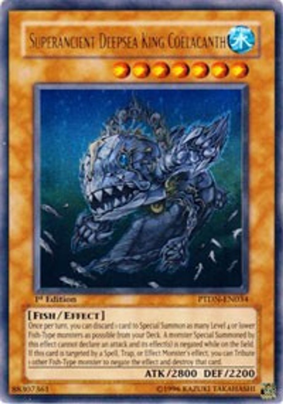 Superancient Deepsea King Coelacanth - Phantom Darkness - YuGiOh