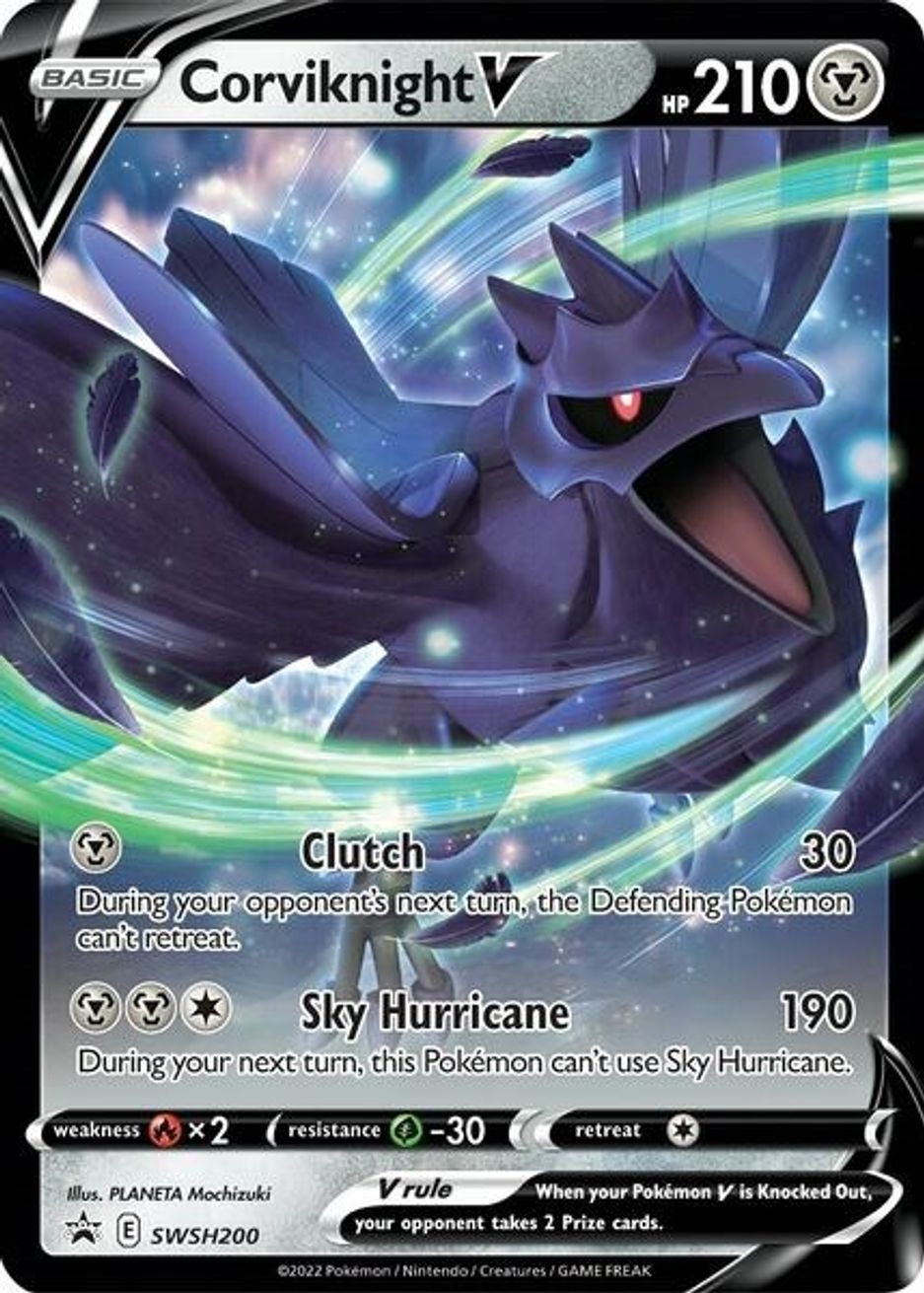 Corviknight V - SWSH200 - SWSH: Sword & Shield Promo Cards - Pokemon