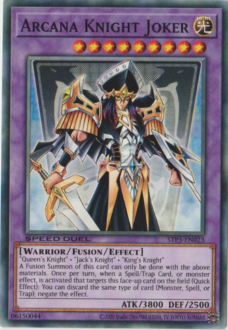 Arcana Knight Joker - Speed Duel: Tournament Pack 3 - YuGiOh
