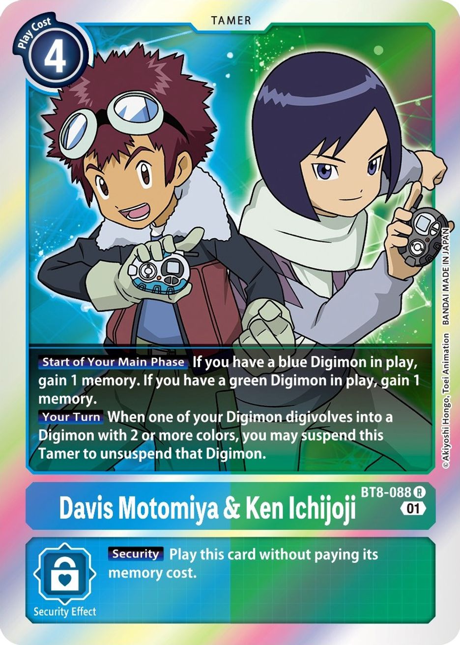 Davis Motomiya & Ken Ichijoji - New Awakening - Digimon Card Game
