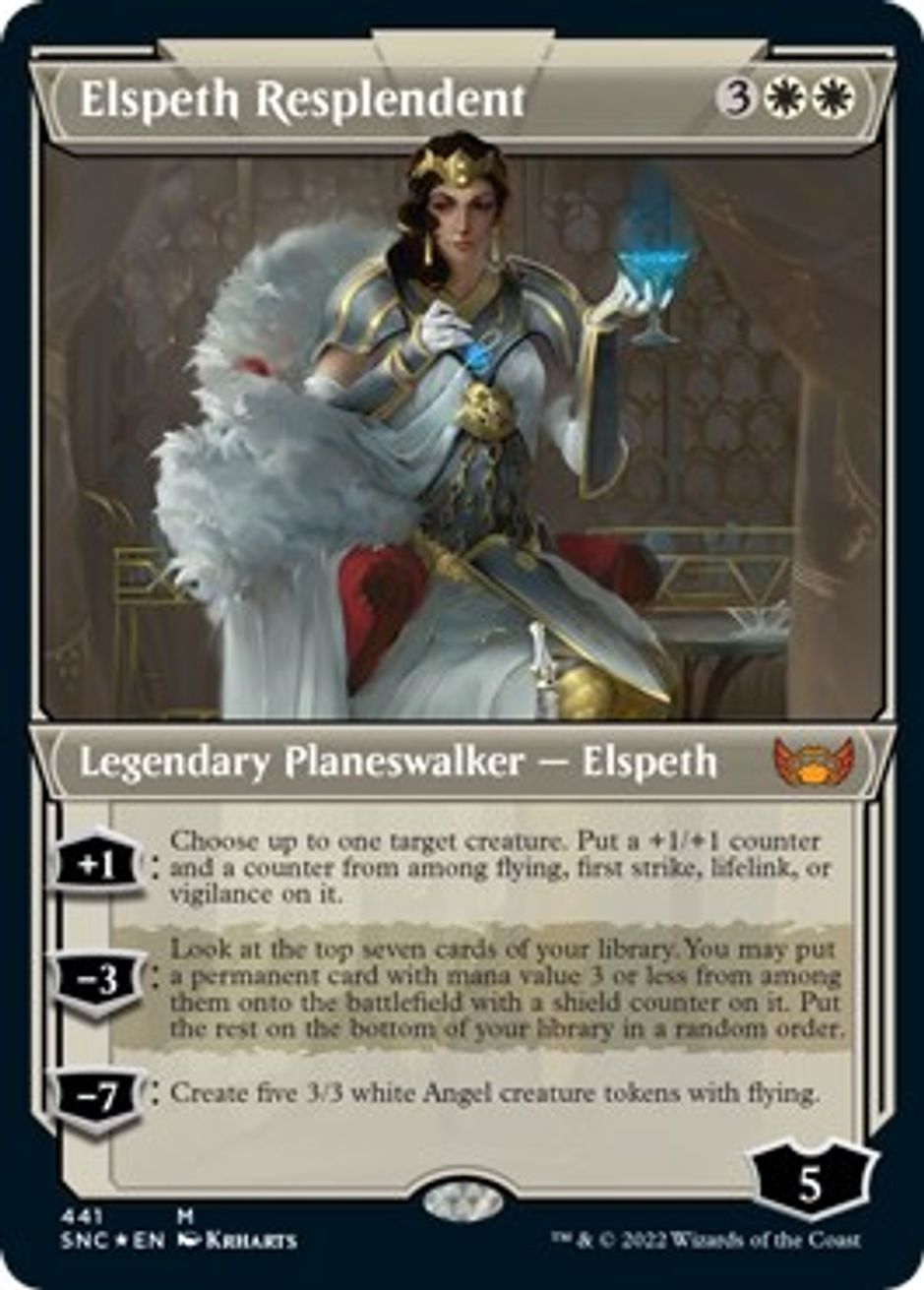 Elspeth Resplendent (Showcase) (Foil Etched) - Streets of New Capenna ...