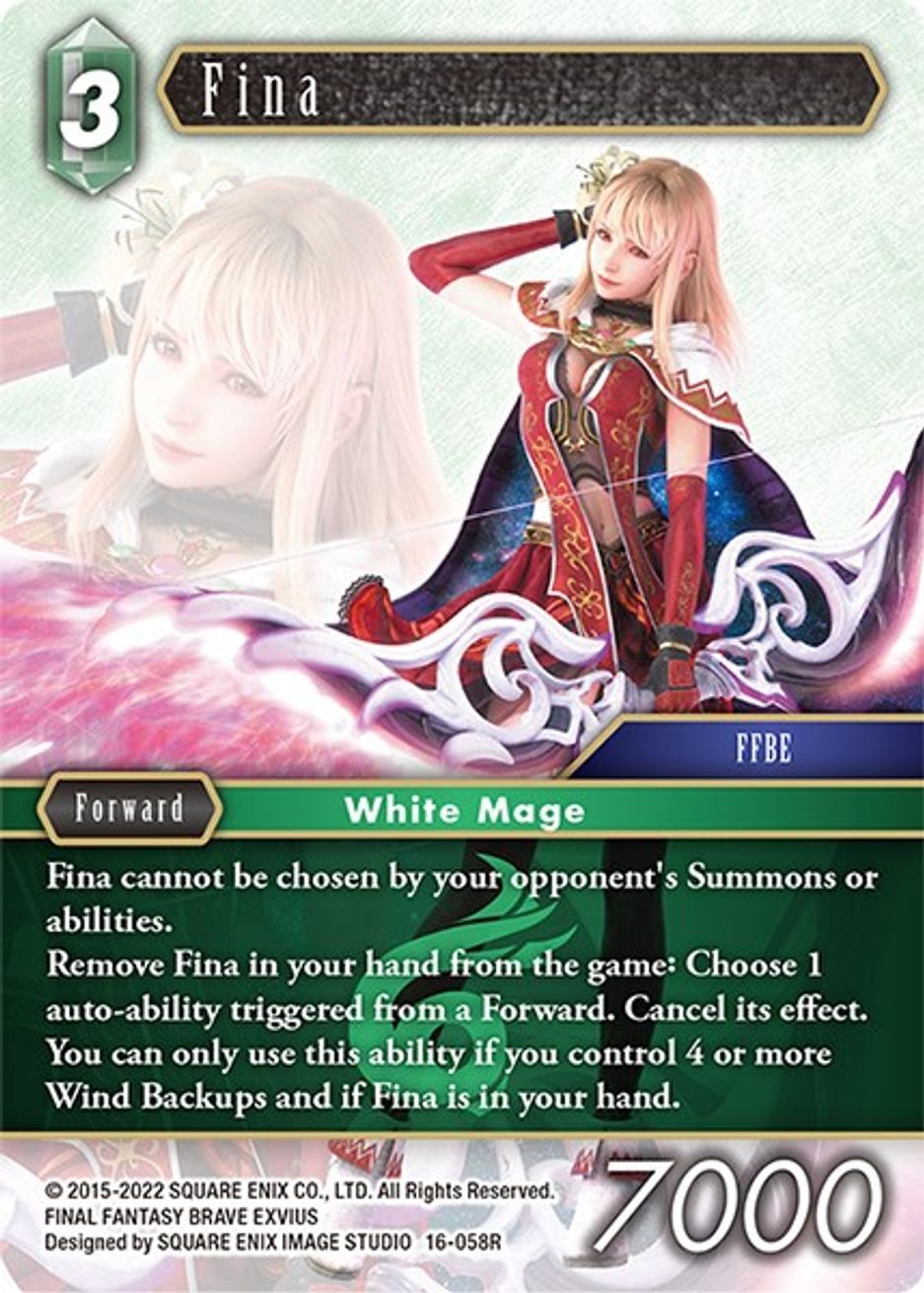 Fina - Emissaries of Light - Final Fantasy TCG