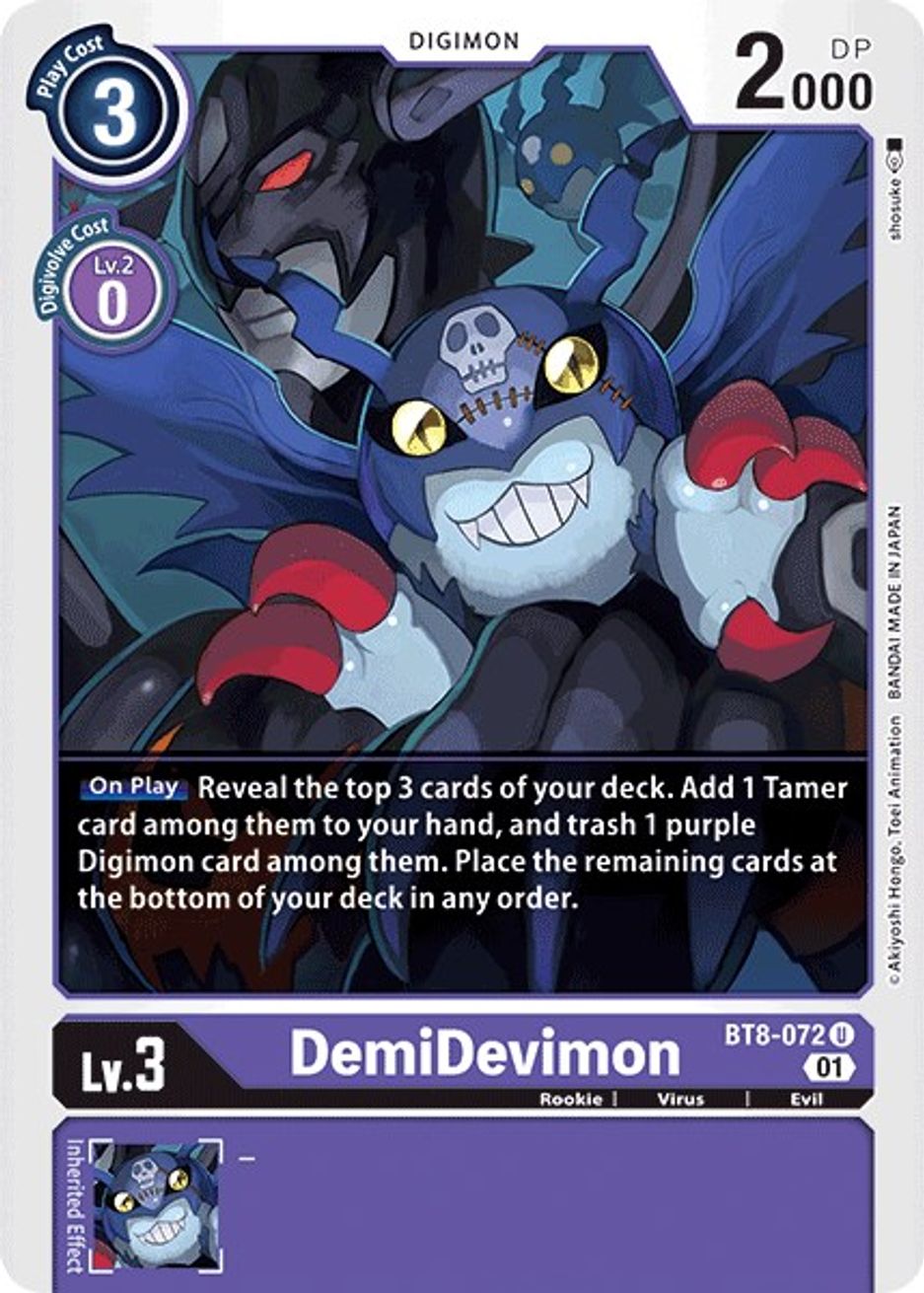 DemiDevimon - New Awakening - Digimon Card Game