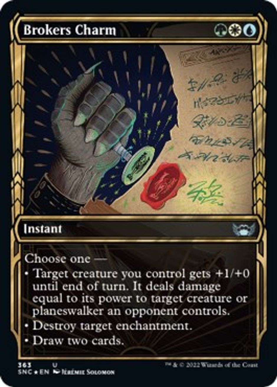 Brokers Charm (Gilded Foil) - Streets of New Capenna - Magic: The Gathering