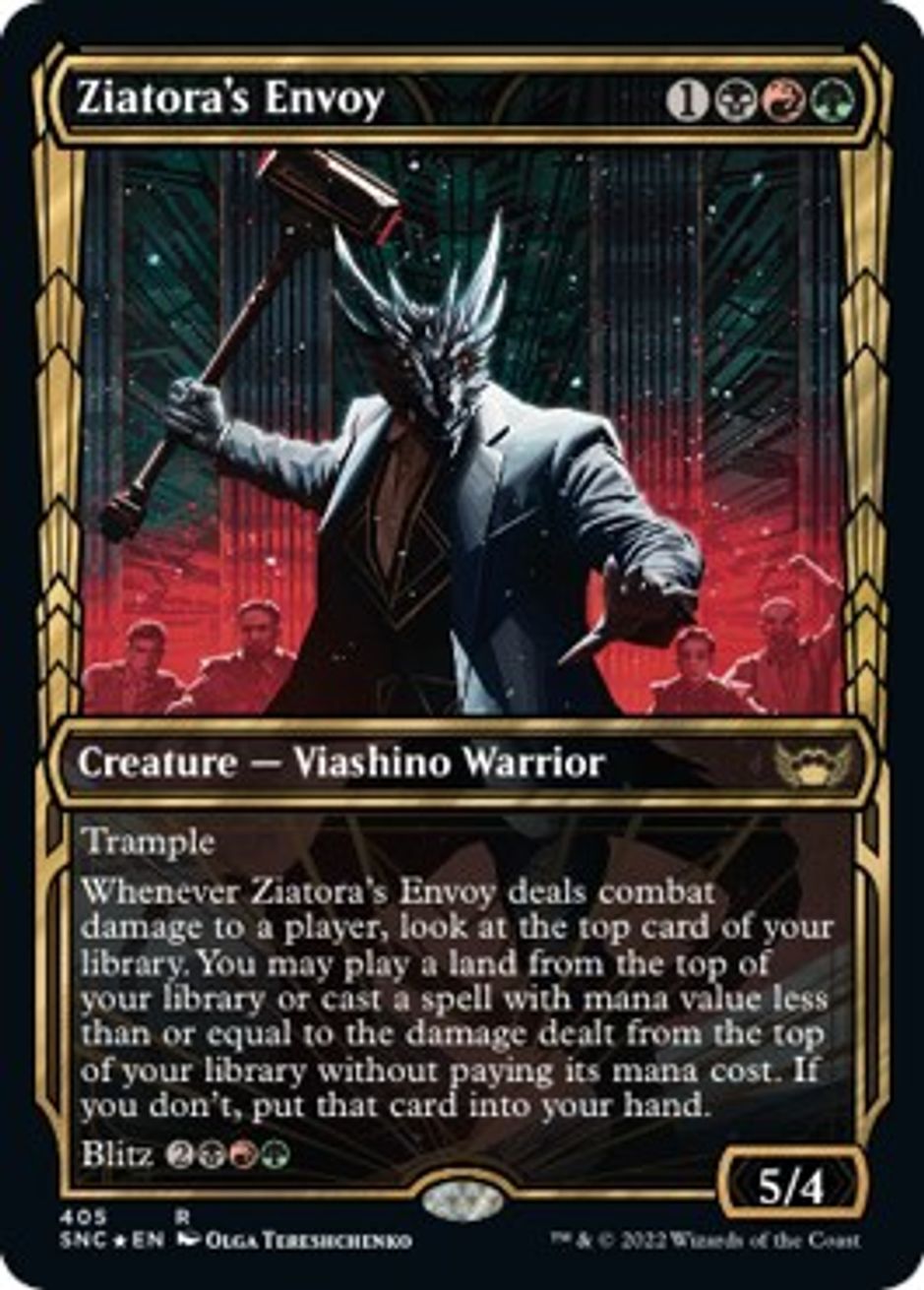 Ziatora's Envoy (Gilded Foil) - Streets of New Capenna - Magic: The Gathering
